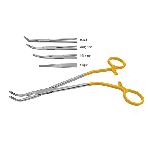 Zep-Type Atraumatic Hysterectomy Forceps - Offset - Allaya